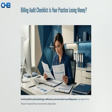 Medical Billing Audit Checklist for Practice Owners and Managers | PDF