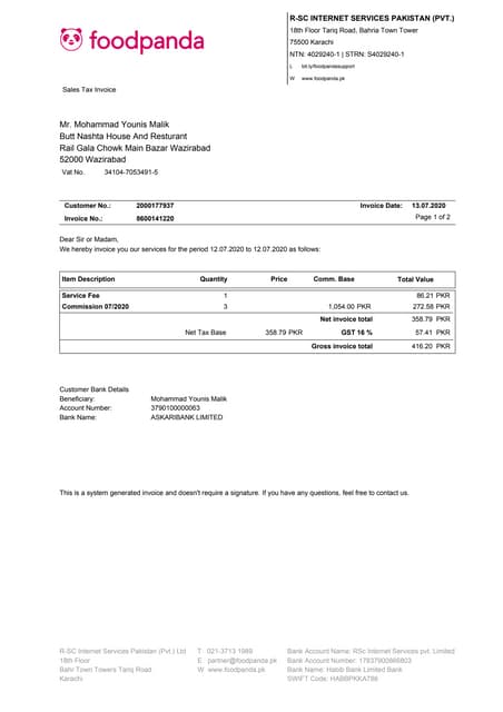 Ba test bill feb 2020 | PDF
