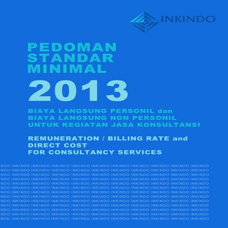 Billing rate inkindo_2013 | PDF