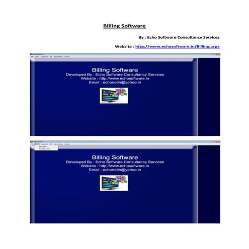 Billing software | PDF