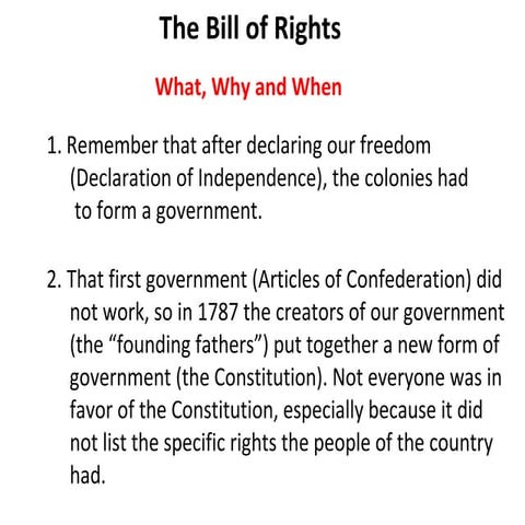 Bill Of Rights | PPT
