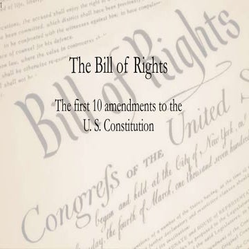 Bill of rights power point rev 1 | PPT