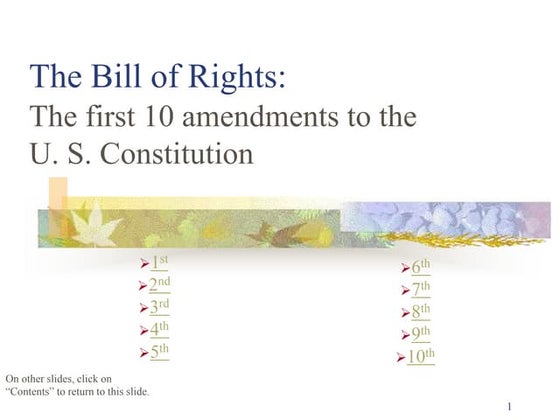 Bill Of Rights | PPT
