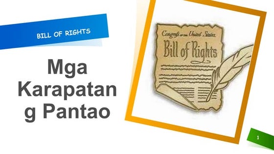 Artikulo III- Saligang Batas ng Pilipinas 1987 | PPTX