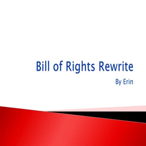 Bill of rights | PPT