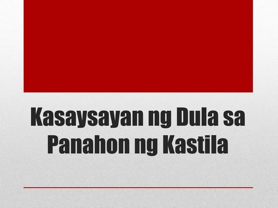 Mga dulang pantanghalan | PPTX