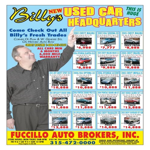 Billy Fuccillo Old Advertisement | PDF