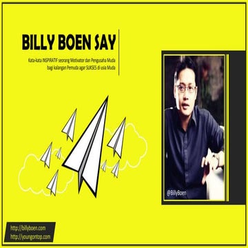 Billy Boen Say | PPTX