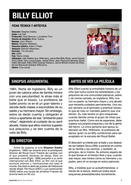 Billy elliot | DOCX | Dance | Fine Art