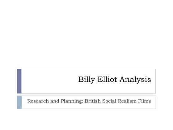 Billy elliot | PPT