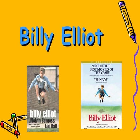 Billy Elliot Characters, Vocabulary And Summary | PPT