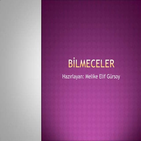 Bilmeceler | PPTX
