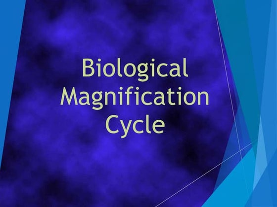 Biomagnification | PPT