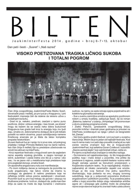 JOAKIMINTERFEST 2014 | PDF