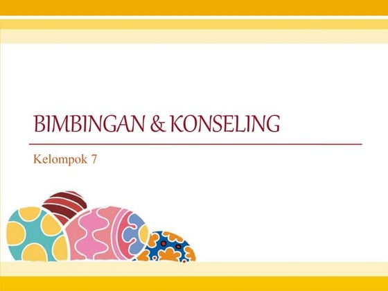 power point bimbingan dan konseling | PPTX