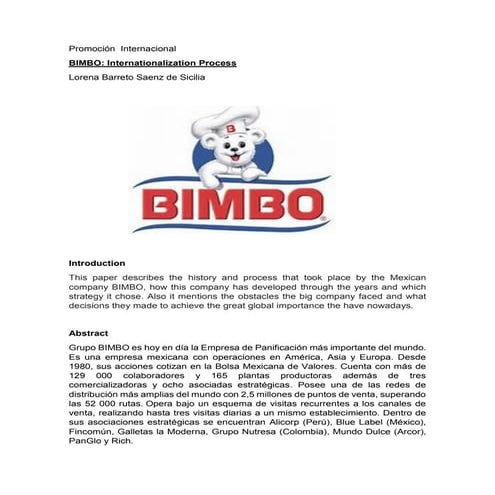 Bimbo | PDF