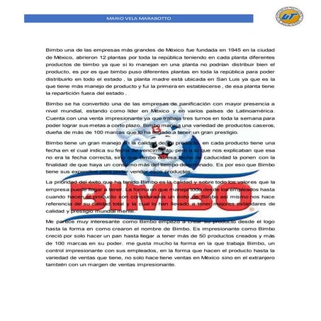 Bimbo (ensayo) | DOCX