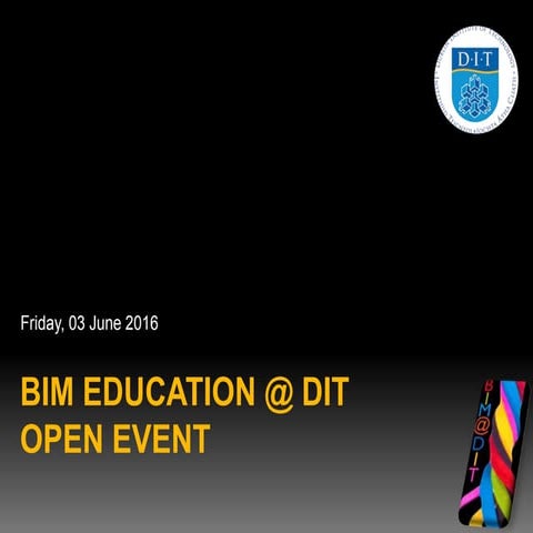 BIM Education @ DIT | PPT