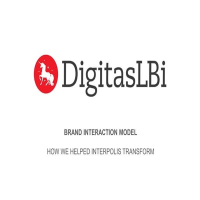 Brand Interaction Model (English version) | PPTX