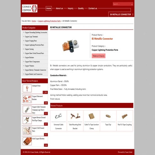 Bi metallic connector | PDF