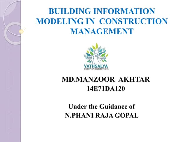 Building Information Modeling (BIM) | PDF