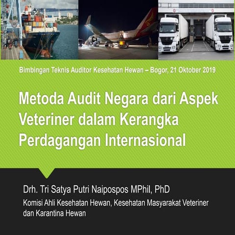 Metoda Audit Negara dari Aspek Veteriner Dalam Kerangka Perdagangan ...