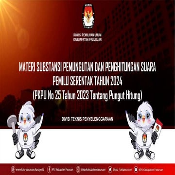 bimtek kPPS PEMILIAHAN UMUM TAHUN 2024 OK | PPT