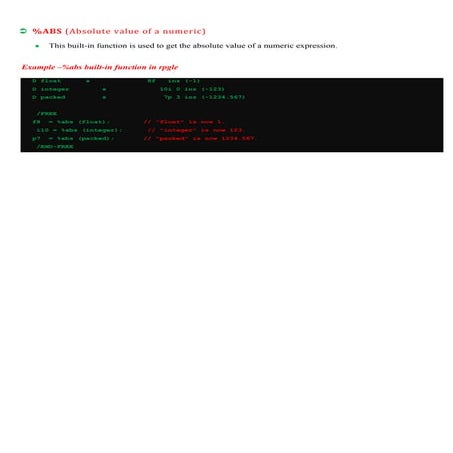 as400 built in function-list | DOCX