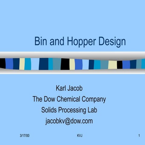 Episode 38 : Bin and Hopper Design | PPT