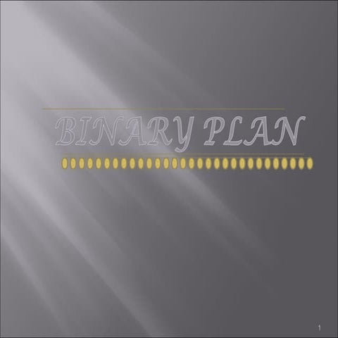 MLM Software Binary Plan- for quick start to run your business | PPT