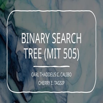 BINARY SEARCH (MASTER IN IT LECTURE PRESENTATION). | PPT