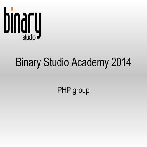 Binary studio academy 2014 | PPT | Social Networking | Internet
