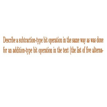 Binary subtraction | PPT