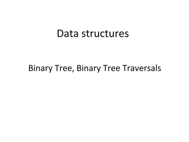 Binary Tree Ppt Programming Languages Computing