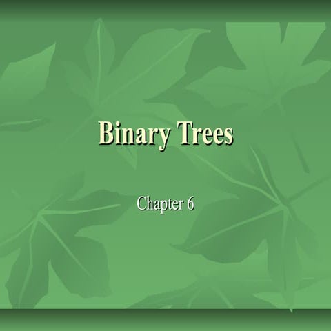 Binary Trees Ppt