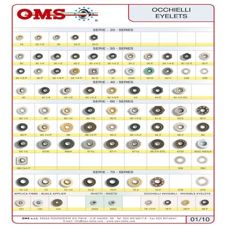 Catalogo OMS Italia Srl 2011 | PDF