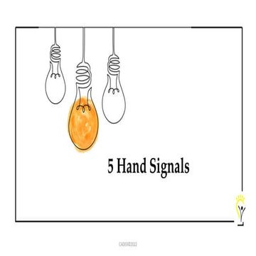 فكرة 5 Hand Signals | PDF