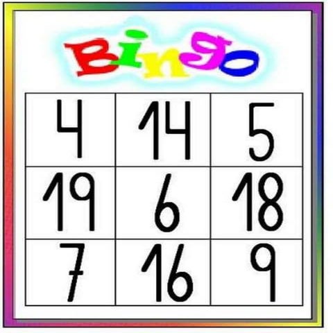 Bingo 1-19 | PDF