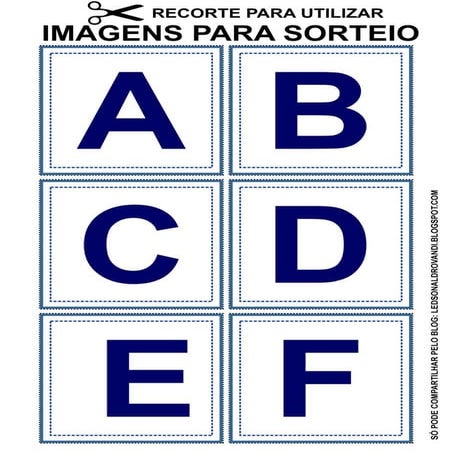 bingo do alfabeto soteio cartelas pronto pra imprimir | PDF