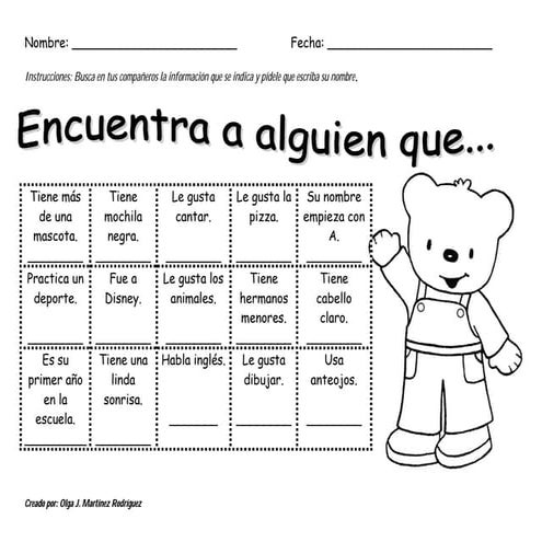 Bingo back to school | PDF