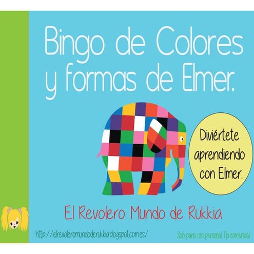 Bingo de Colores y Formas de Elmer By Rukkia (Carta USA).pdf