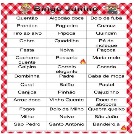 Bingo Junino | PDF