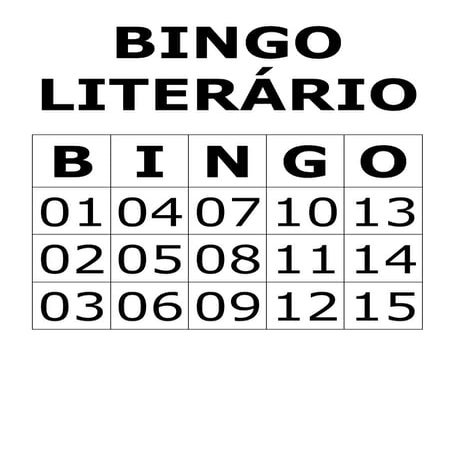 Bingo literário.docx