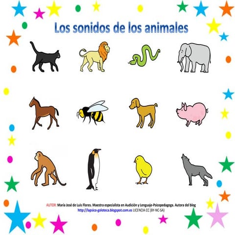 Bingo sonoro animales | PPT