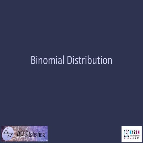 Binomial distributions | PDF