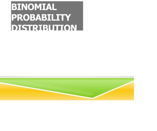 binomial probability distribution.ppt binomial probability distribution.ppt