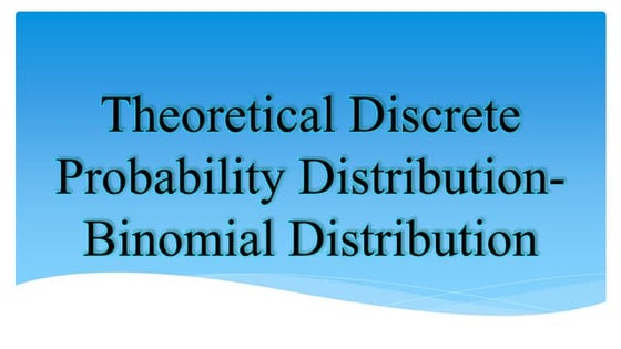 probabilitity Binomial distribution.pptx