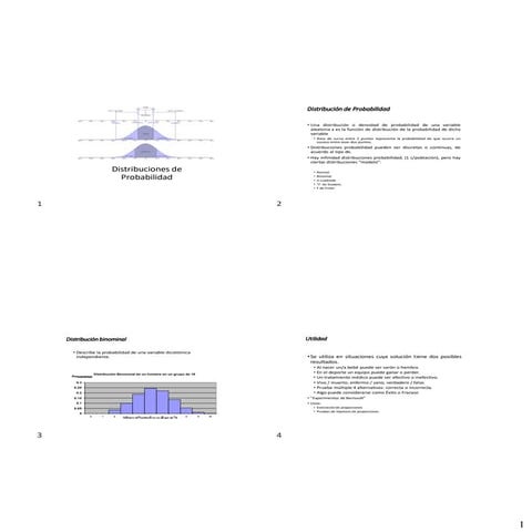 Mapa conceptual tipos de distribuciones de probabilidad | PDF