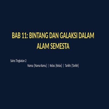 Bintang_dan_Galaksi_Bab_11_Estetik.pptxx | PPTX