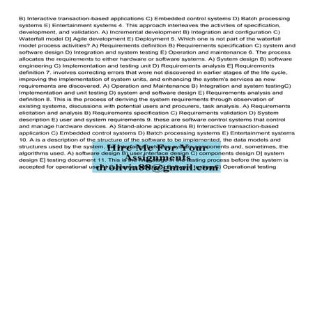 B Interactive transactionbased applications C Embedded co.pdf | Operating Systems | Computer ...